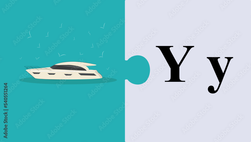 letter y, words starting with y, alphabet, learning the alphabet ...