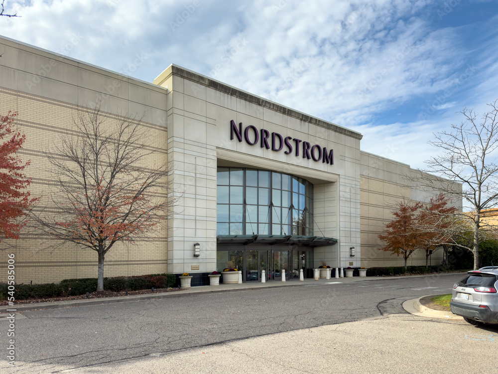 Nordstrom storefront entrance at The Twelve Oak Mall shopping mall at ...