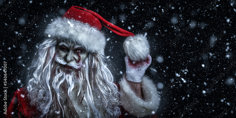 zombie santa claus Stock Photo | Adobe Stock