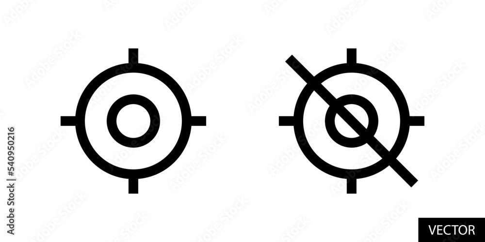 Current location on off, enable disable GPS, Live tracking concept ...