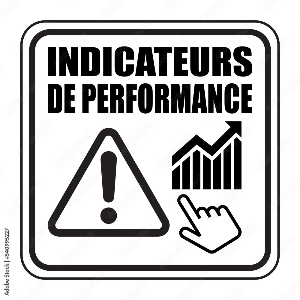 Logo indicateurs de performance. Stock Vector | Adobe Stock