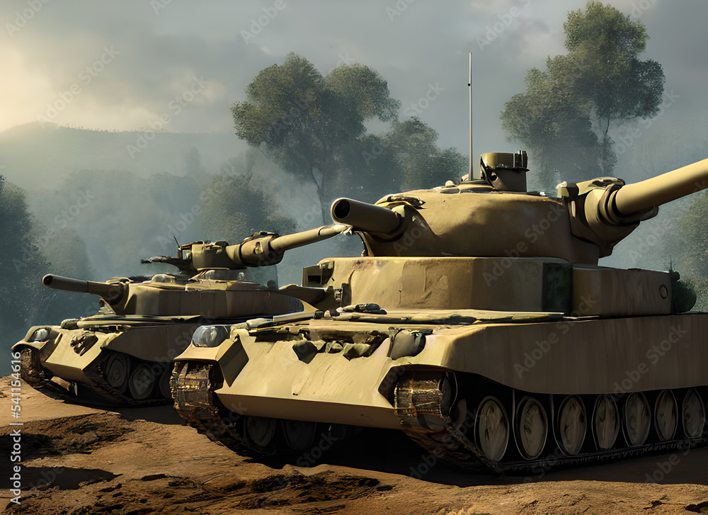 Стокова ілюстрація Tank Military Battle Army Forces Soviet Armed War ...