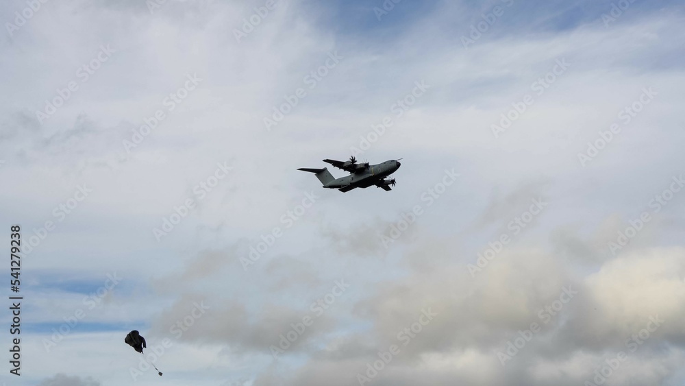Royal Air Force Airbus A400M Atlas military cargo airplane (RAF ZM409 ...