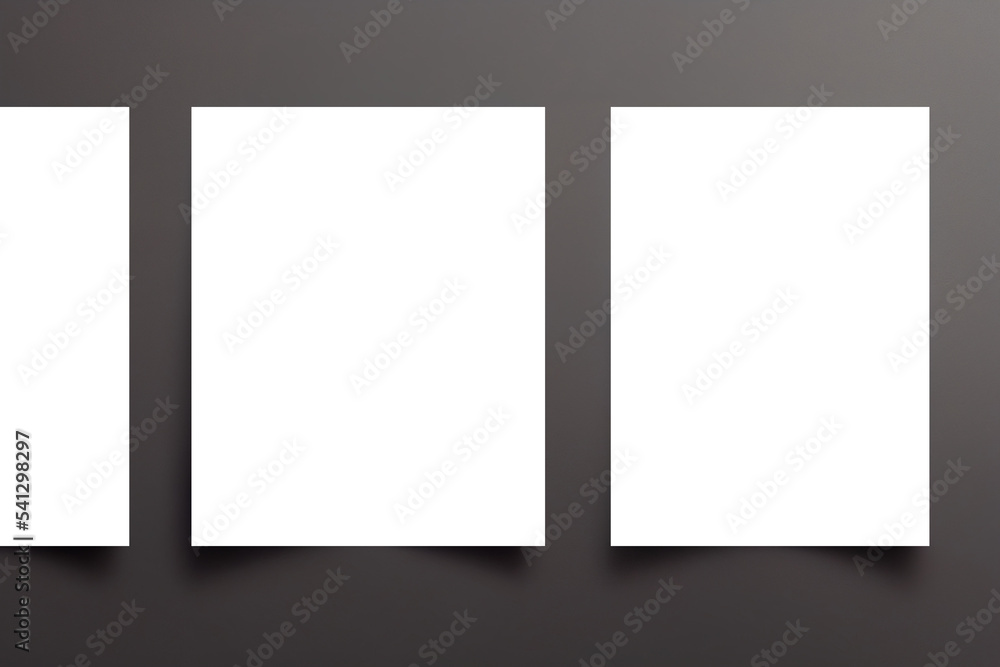 Blank brochure template for presentation layout and design. Flyer ...