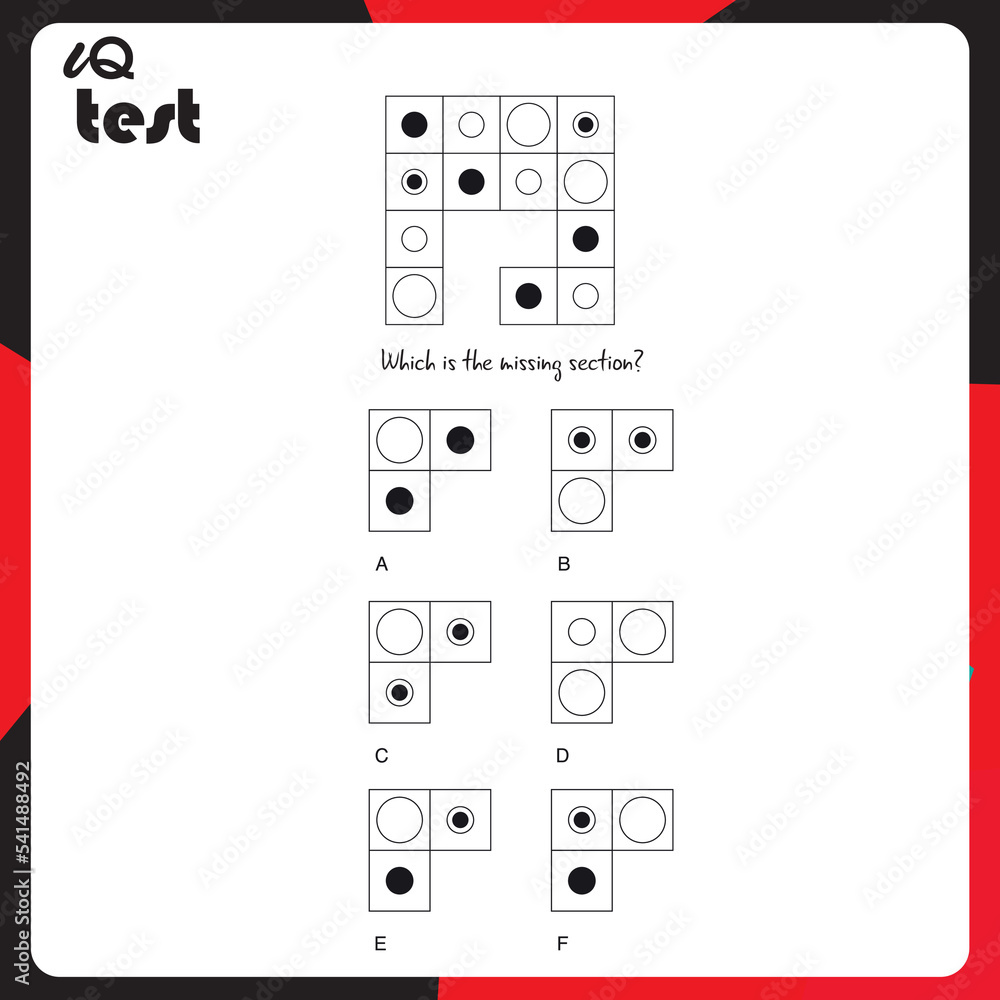 Practice Questions Worksheet for Education and IQ Test. task for the ...