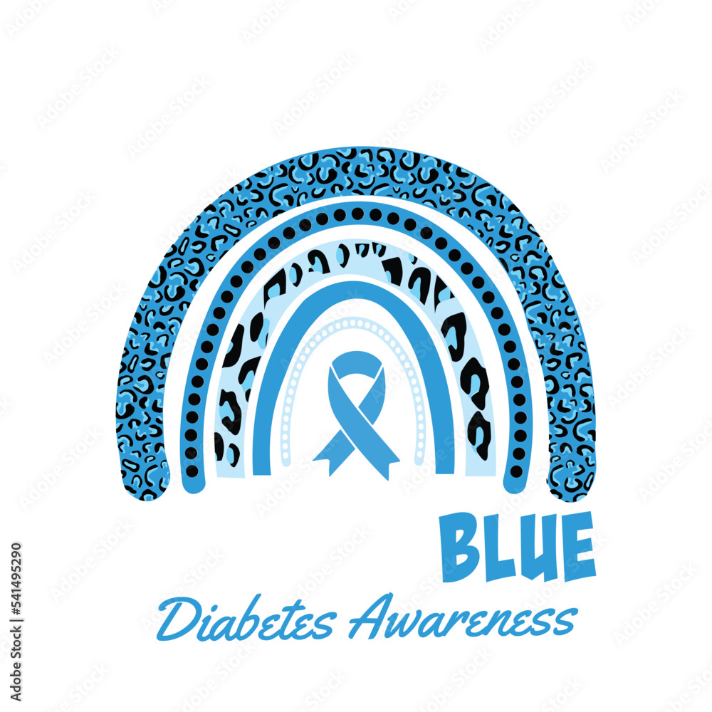 Image vectorielle Stock in November we wear blue SVG, Diabetes ...