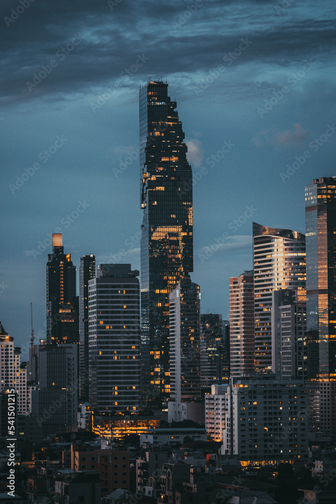 Bangkok, Thailand - October 10, 2022 : King Power Mahanakhon Building ...