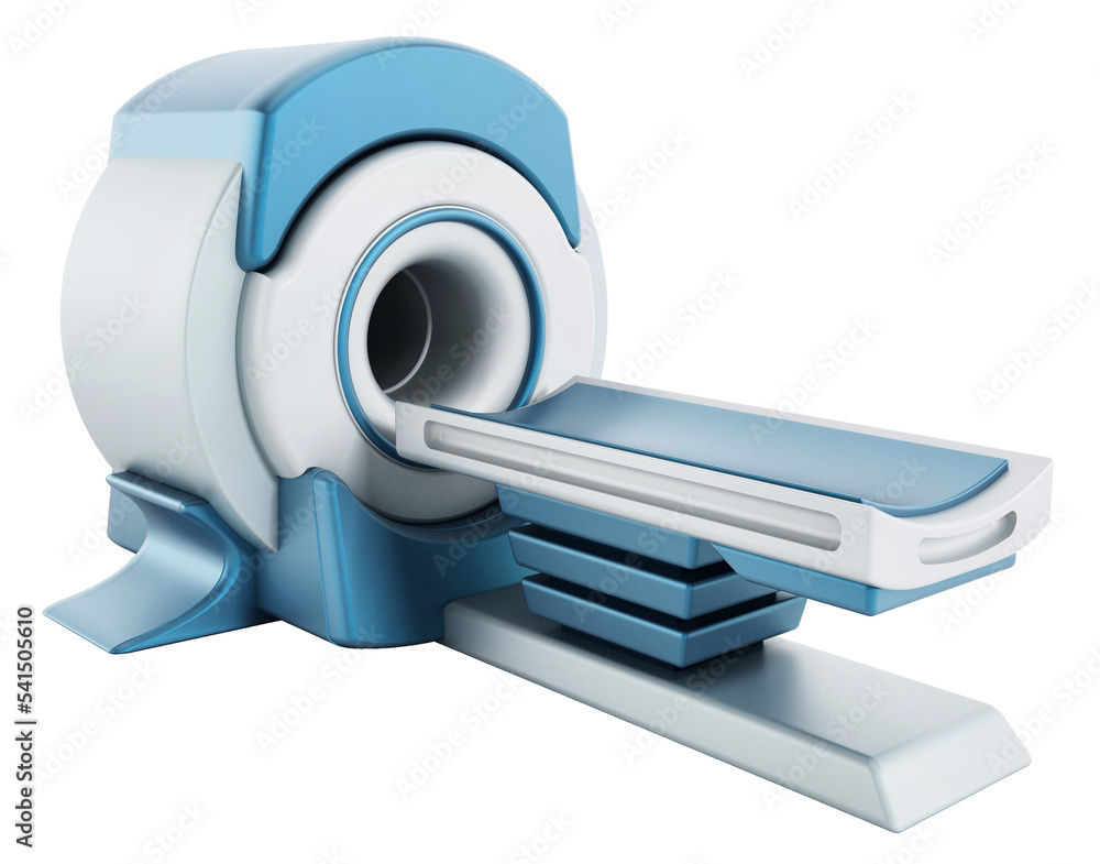 Magnetic Resonance Imaging MRI system on transparent background Stock ...