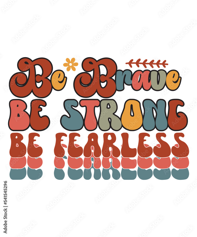 Image vectorielle Stock Groovy Inspirational Bundle Svg, Groovy Svg ...