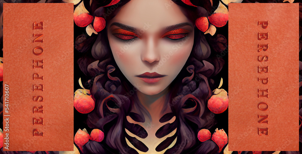 Persephone Goddess. Greek mythology. She is the daughter of Zeus and ...
