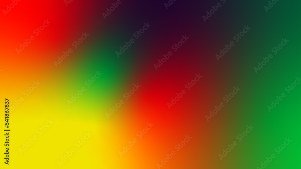 abstract green yellow red flag tricolor gradient background Stock ...