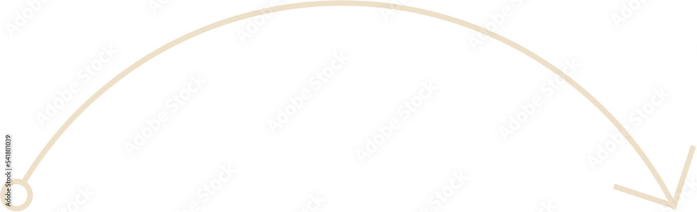 Minimal Thin Arrow Vector Illustration Stock Vector | Adobe Stock