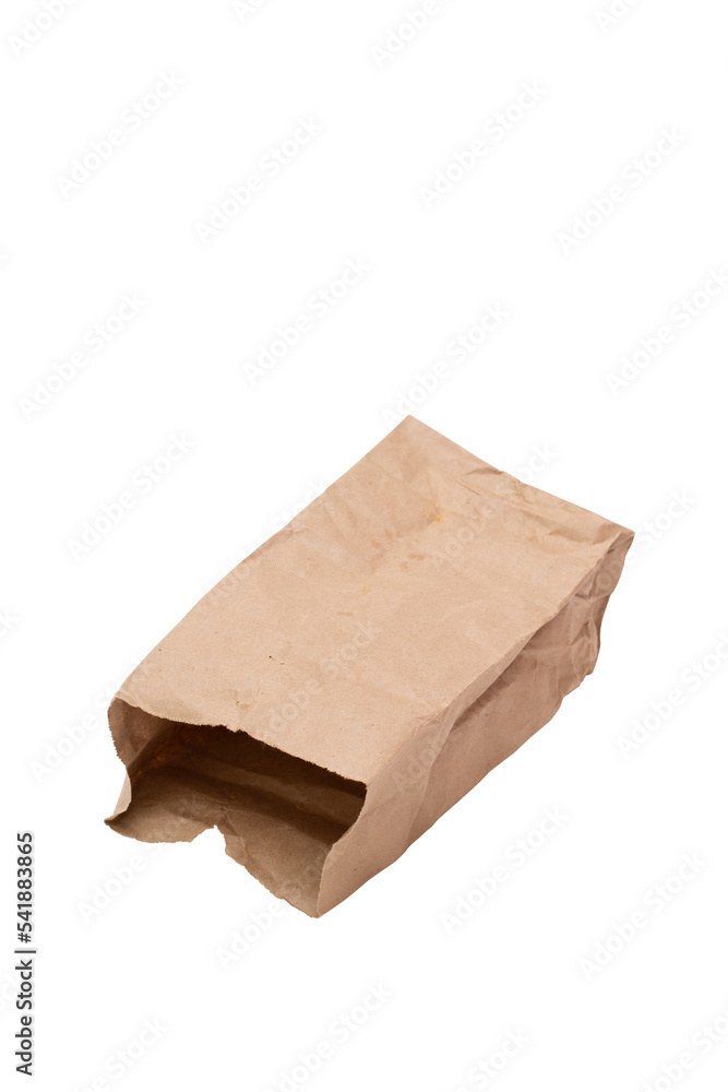 Brown recycle paper bag Stock Photo | Adobe Stock