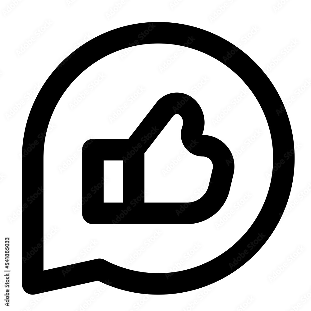 Like icon thumb up symbol Stock Illustration | Adobe Stock