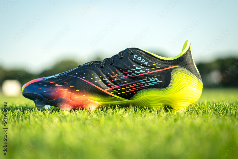 Stock-Foto „Thailand - October 2022 : Adidas launch new "Copa Sense ...