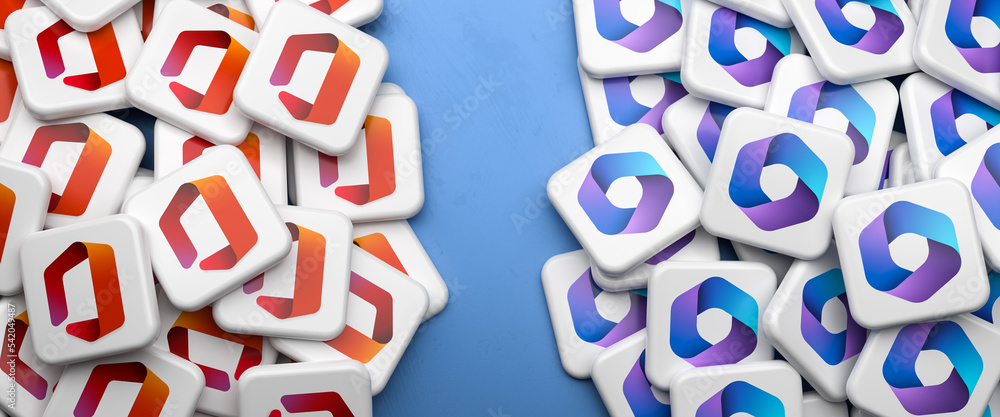 Microsoft 365 is superseding the Office suite: Logos of Microsoft 365 ...