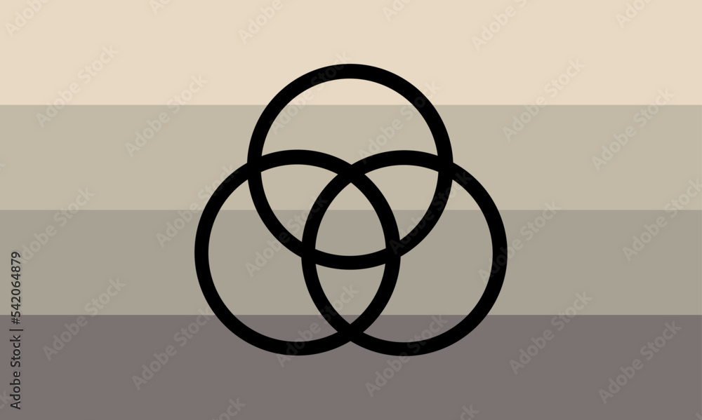 Stock-Vektorgrafik „Alternative Venngender flag vector illustration ...