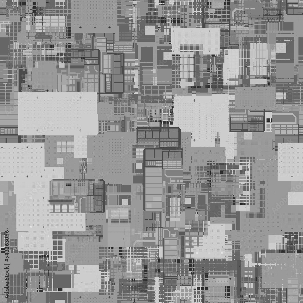 SCIFI displacement map for 3d texture Stock Illustration | Adobe Stock