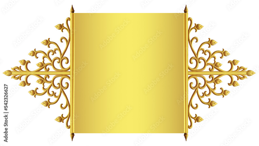 Foto de Stock Thai pattern frame border, vintage modern borders, border ...