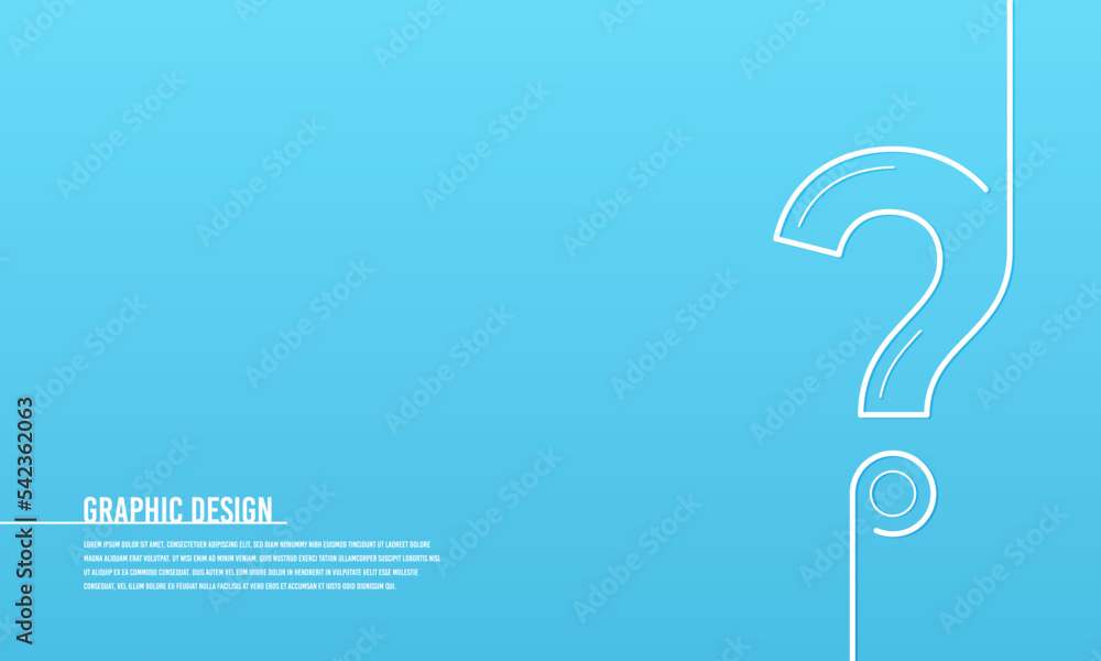 Question mark icon. Quiz symbol, FAQ sign and Help concept on blue ...