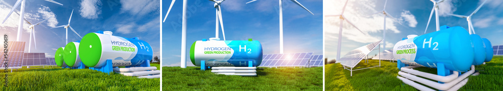 Green Hydrogen renewable energy production pipeline - green hydrogen ...