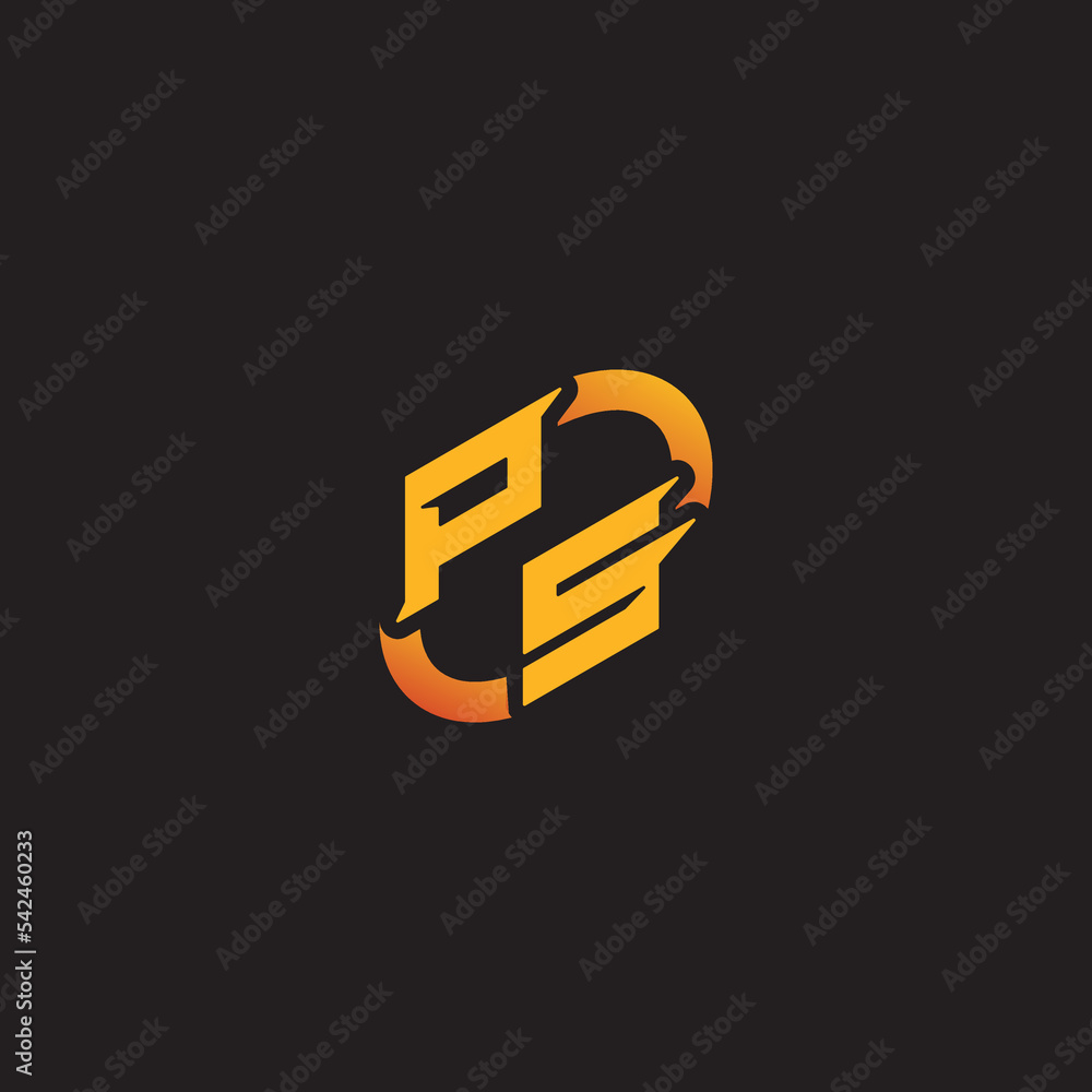 SP initial Design abstract esports logo for twitch and youtube ideas ...