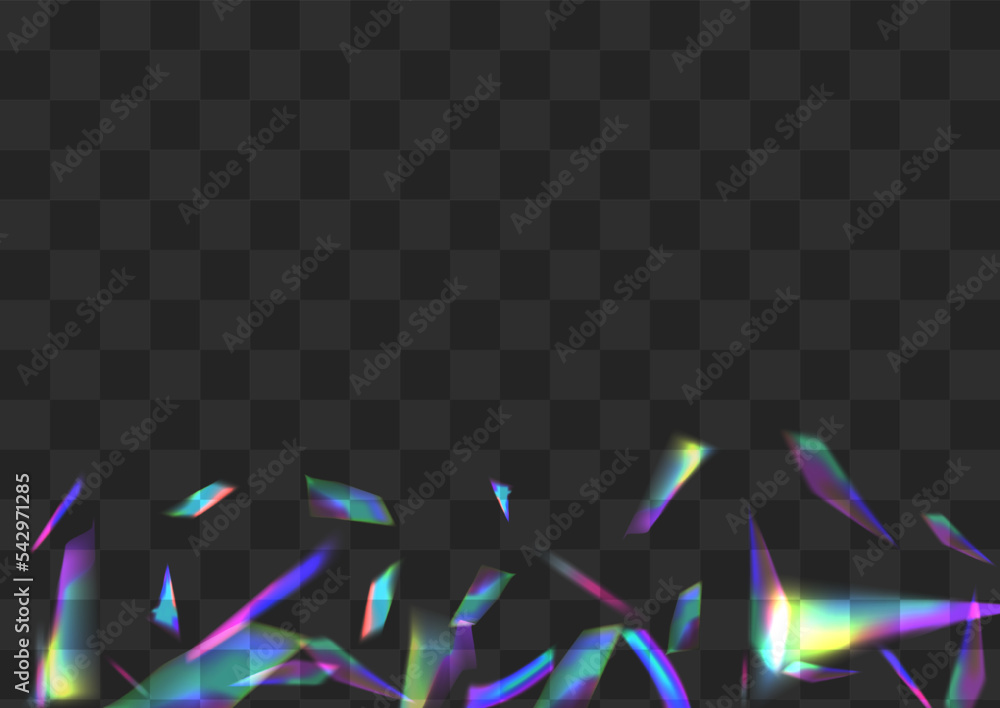 Light Refraction Vector Transparent Background. Stock Vector | Adobe Stock