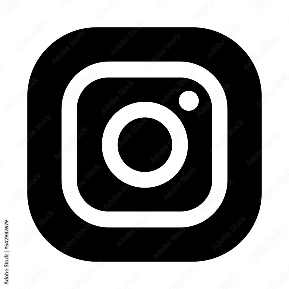 Instagram logo icon transparent png Stock Illustration | Adobe Stock