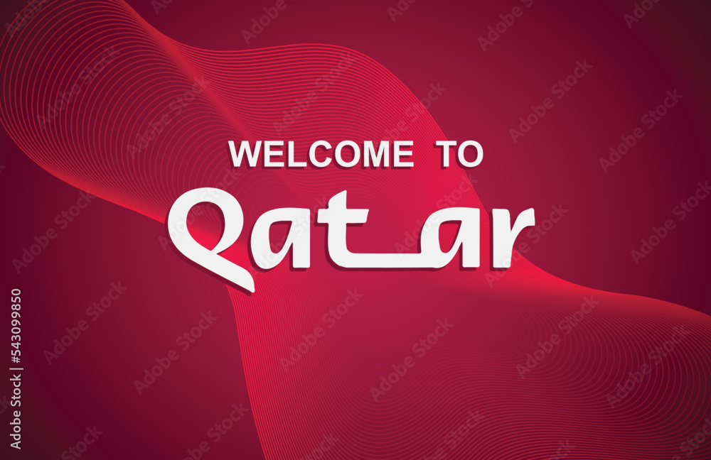 welcome to Qatar event poster flyer world cup banner poster design ...