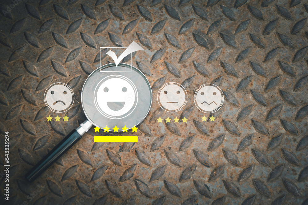 Stock-Foto „Goal board inside of magnifier glass for pointing for check ...