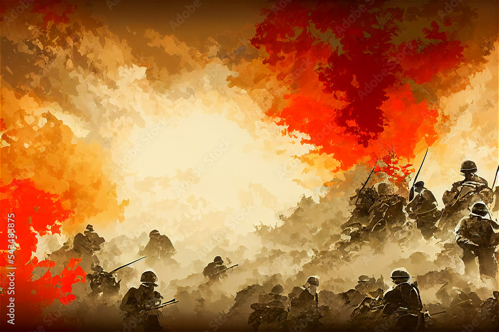 War background Stock Illustration | Adobe Stock