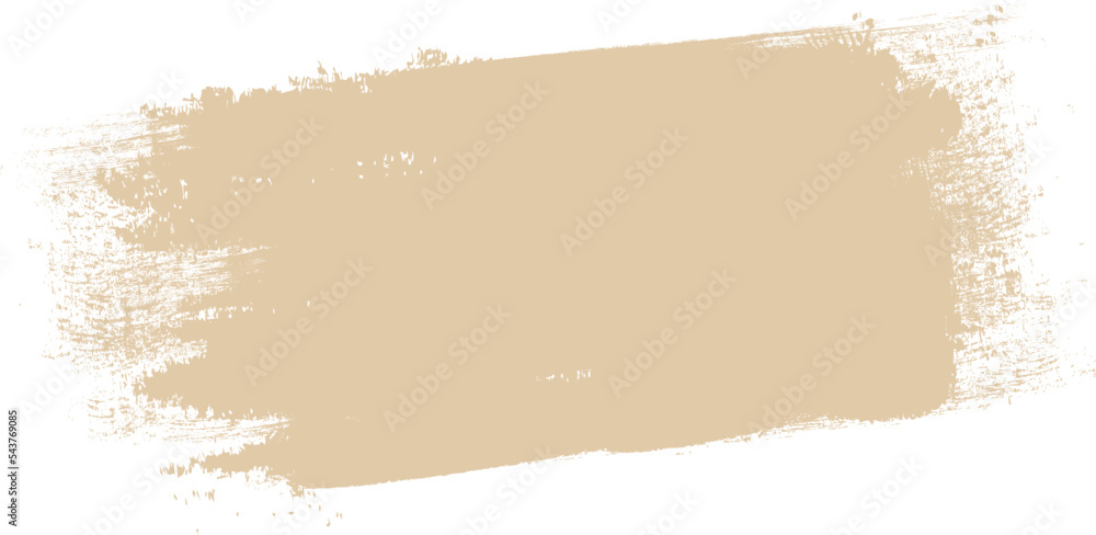 Beige stroke isolated on background. Paint stroke vector for beige ink ...