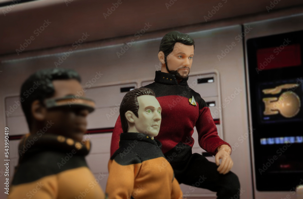 Photo Stock NEW YORK, USA, NOV 9 2022: Scene from Star Trek The Next ...