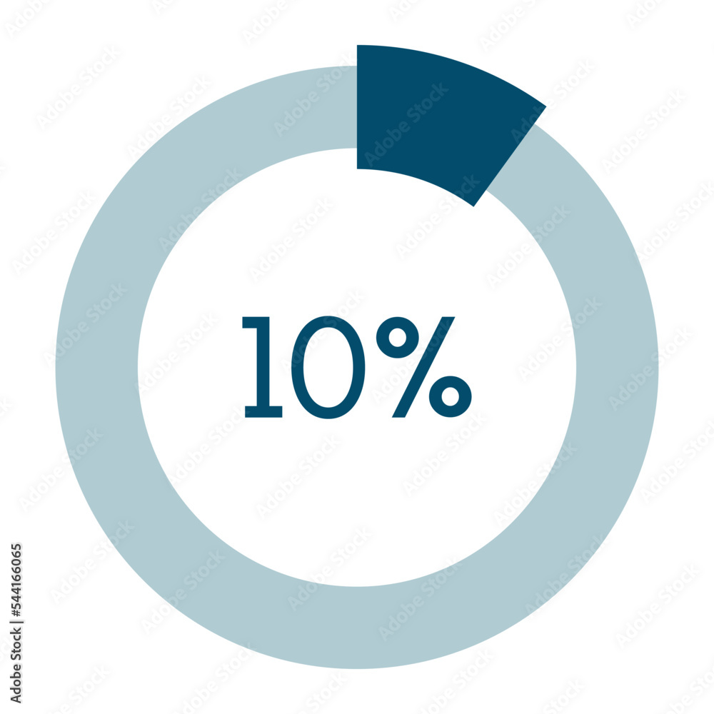 10 percent,circle percentage diagram vector illustration,infographic ... 10 percent,circle percentage diagram vector illustration,infographic ...