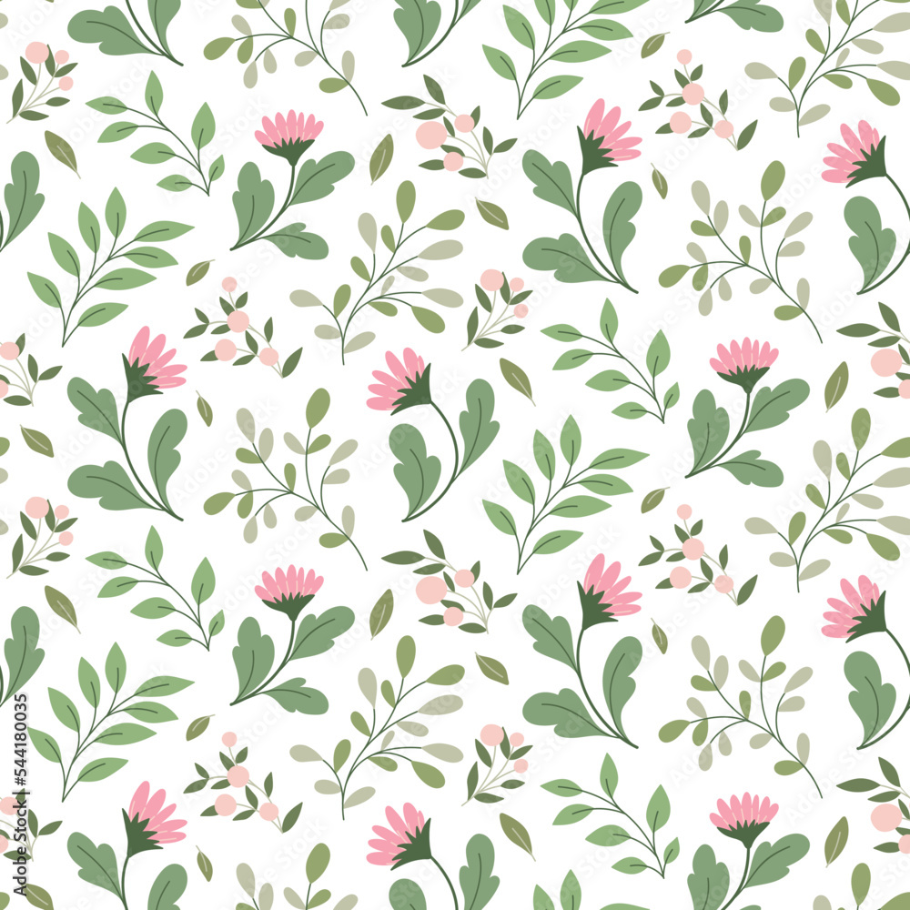 Abstract Flower Design Pattern