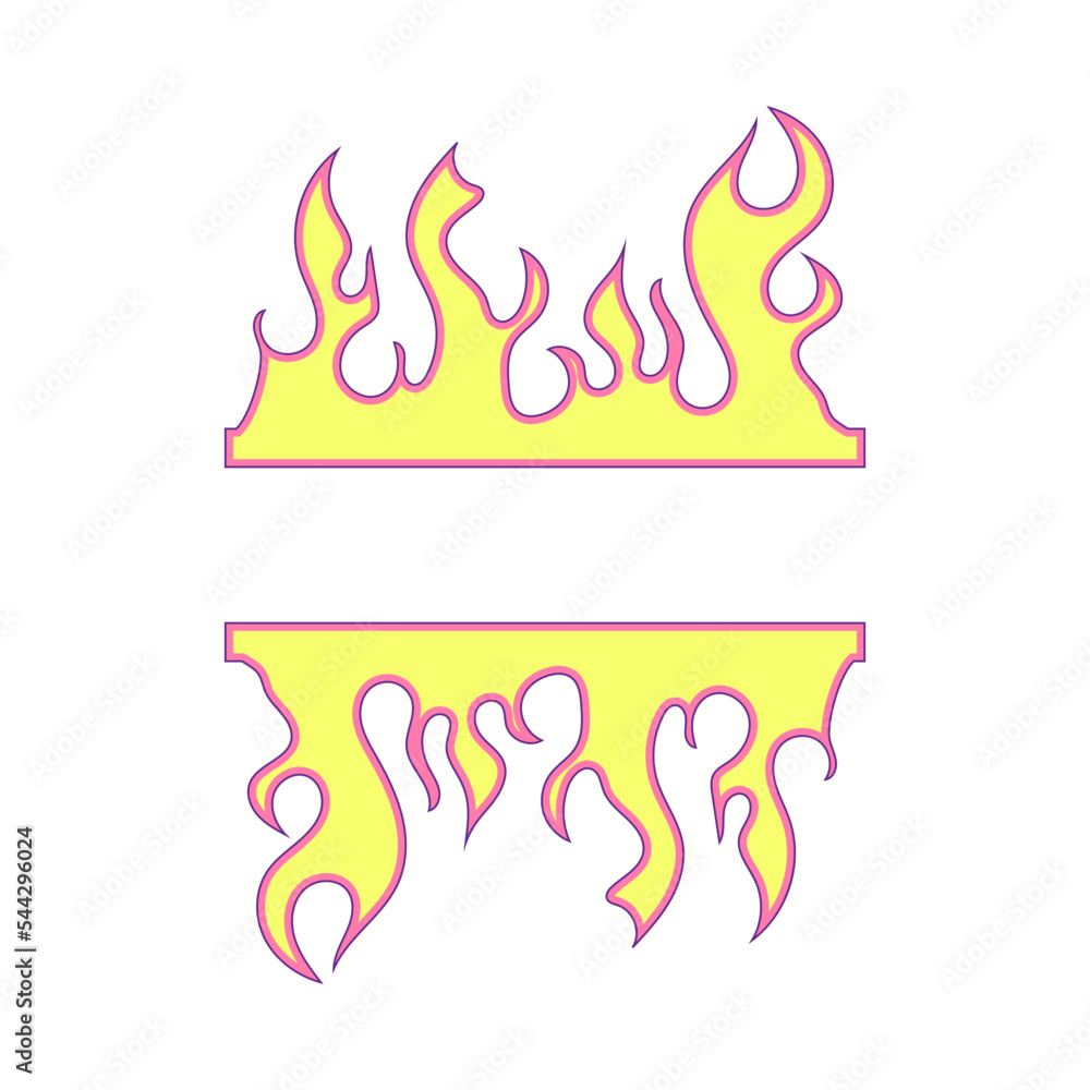 Retro Y2k aesthetics vector illustration Stock Vector | Adobe Stock