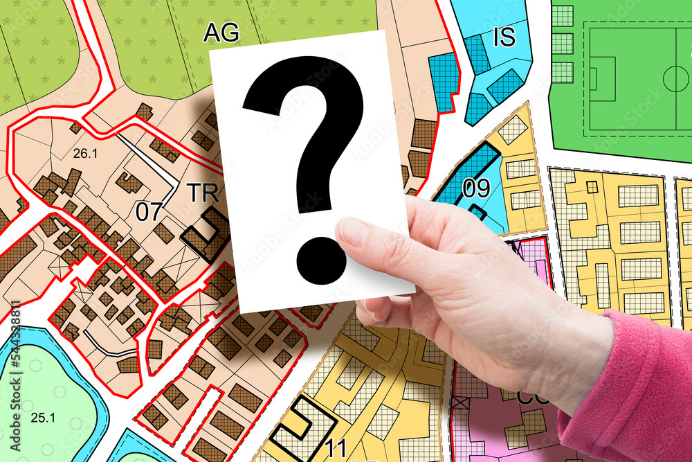 Imaginary General Urban Plan concept - zoning regulations with zoning ...