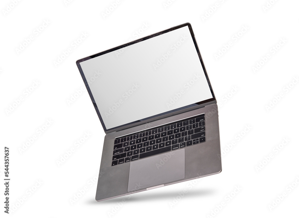 Modern laptop isolated on transparent background for your mockup Stock ...