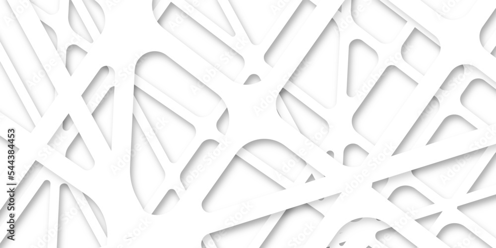 Abstract of white architectural structure pattern, Concept of future ...
