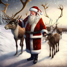 Santa Going Down Chimney Free Stock Photo - Public Domain Pictures