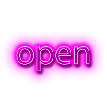 Pink Neon Open Sign Free Stock Photo - Public Domain Pictures