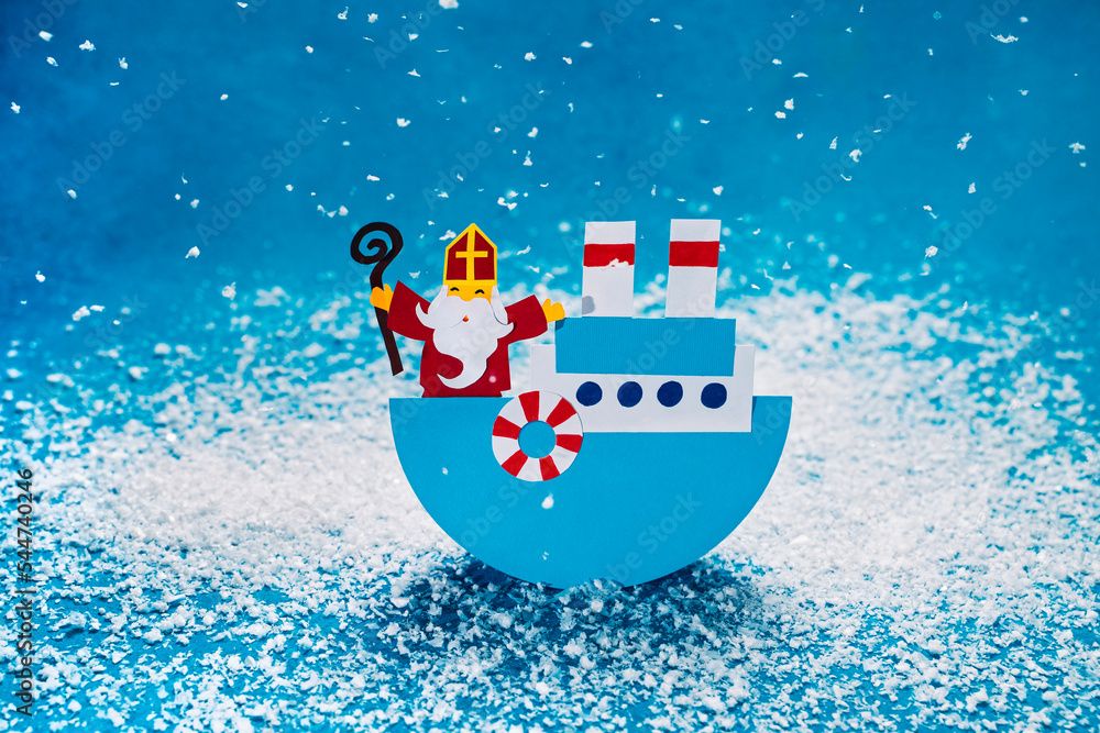 Sinterklaas is coming to town on steamboat - celebration Sinterklaas ...