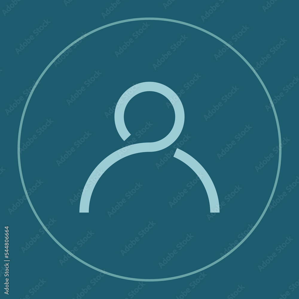 User icon for web user interface design Stock Vector | Adobe Stock