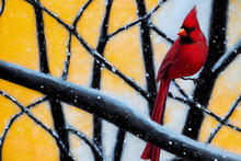 Cardinal Portrait Free Stock Photo - Public Domain Pictures