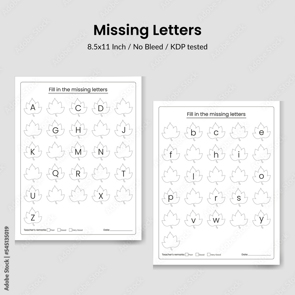 Write the missing alphabet letter.Learning English alphabet.Education ...