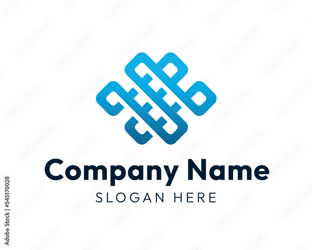 Infinity knot Logo artistic minimal, line geometric minimal, mystic ...