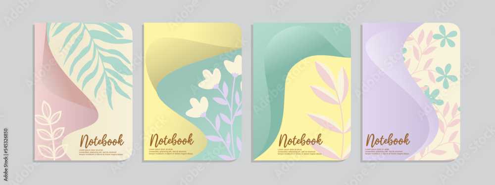 Layout for notebook cover, poster, banner, placard, brochure, annual ...