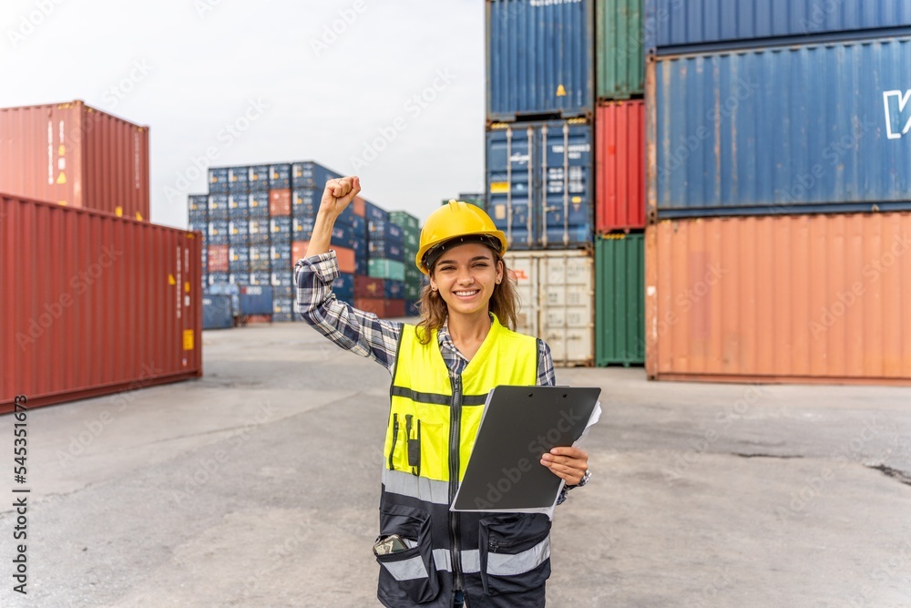 Photo of a young beautiful professional western female brunette ...