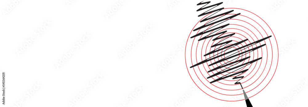 earthquake background Stock Vector | Adobe Stock
