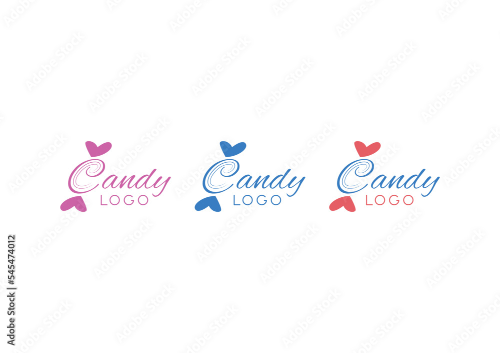 Candy shop vector logo concept Stock Vector | Adobe Stock
